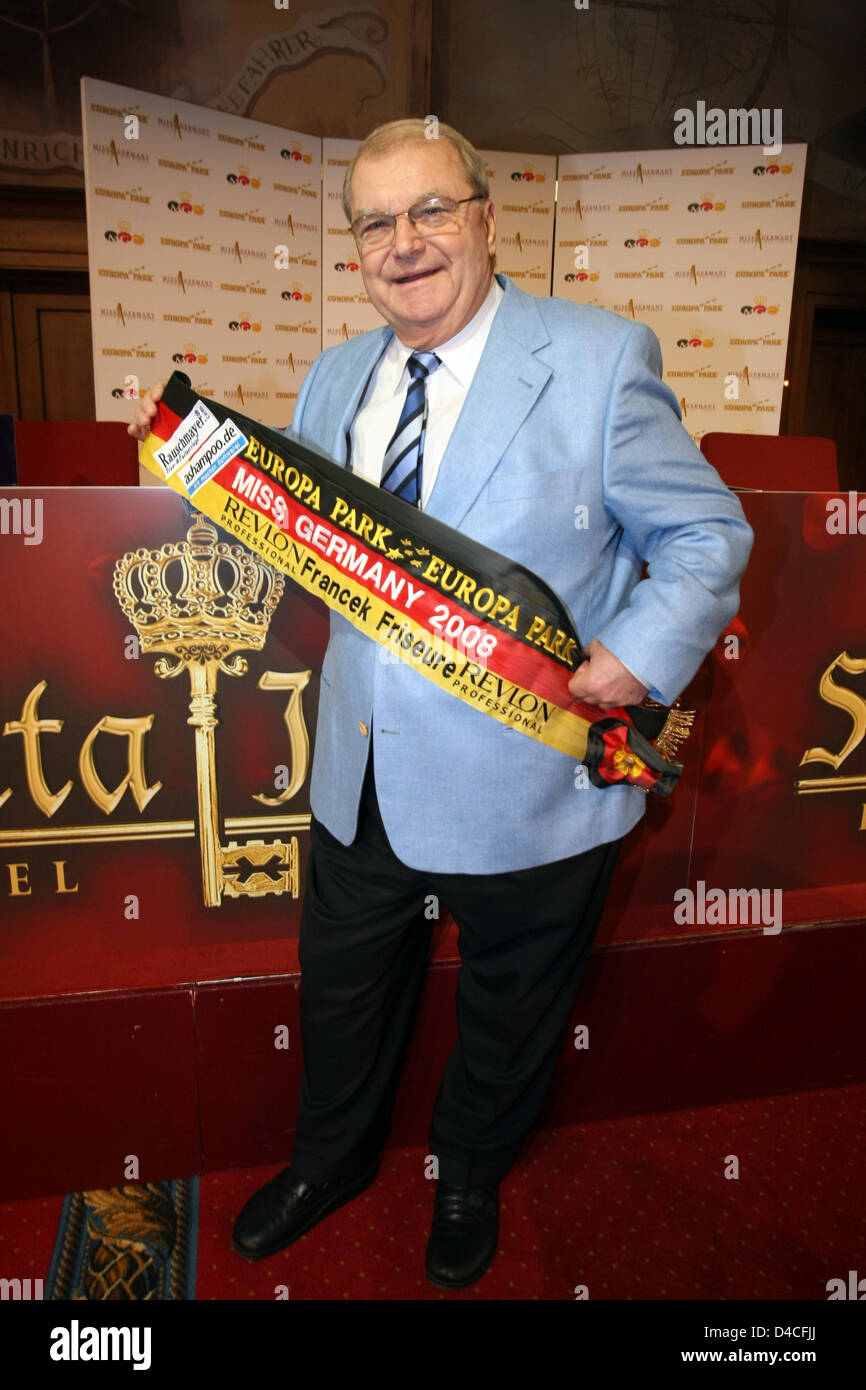 Horst Klemmer, organisor of the 'Miss Germany 2008' contest poses with ...