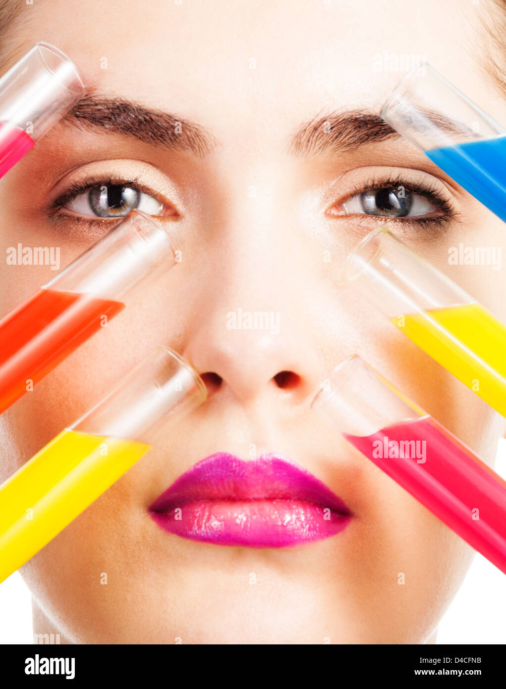 Woman different color eyes hi-res stock photography and images - Alamy