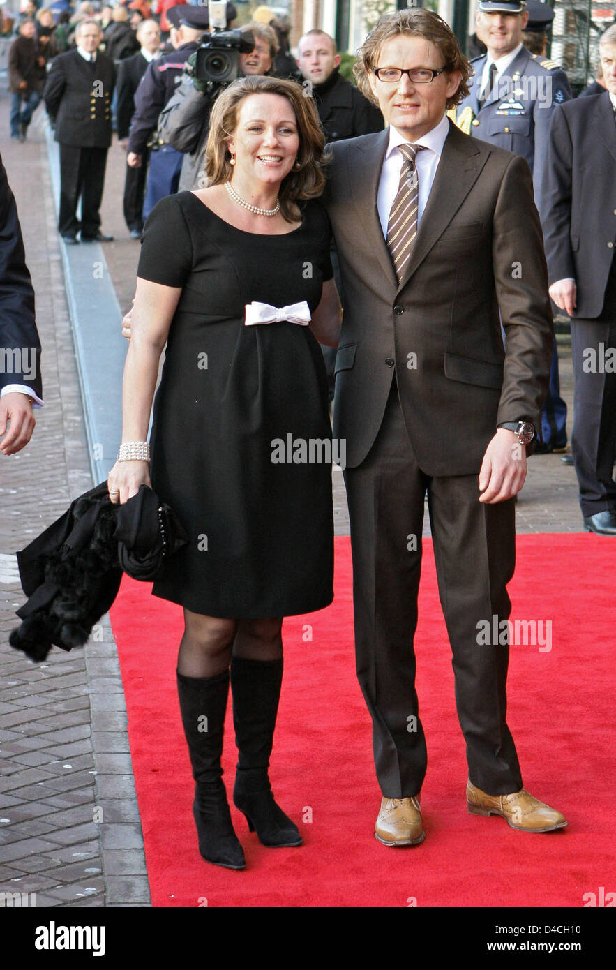 Prince Bernhard and Princess Annette of the Netherlands arrive for a ...