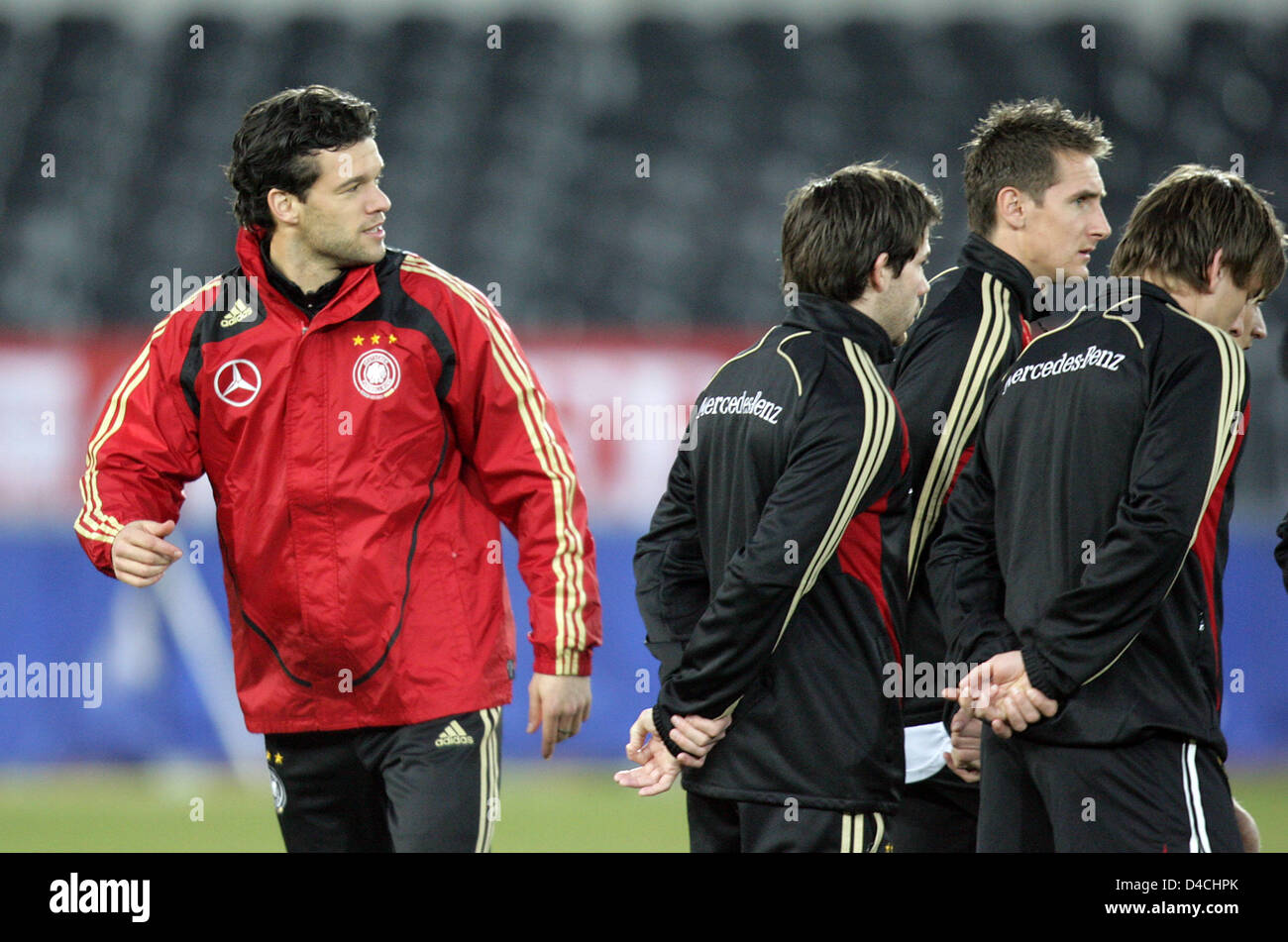 Michael ballack miroslav klose germany hi-res stock photography and ...