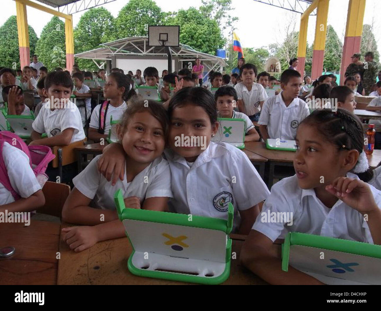Young Colombian Children Smile for a Photo Stock Photo - Alamy