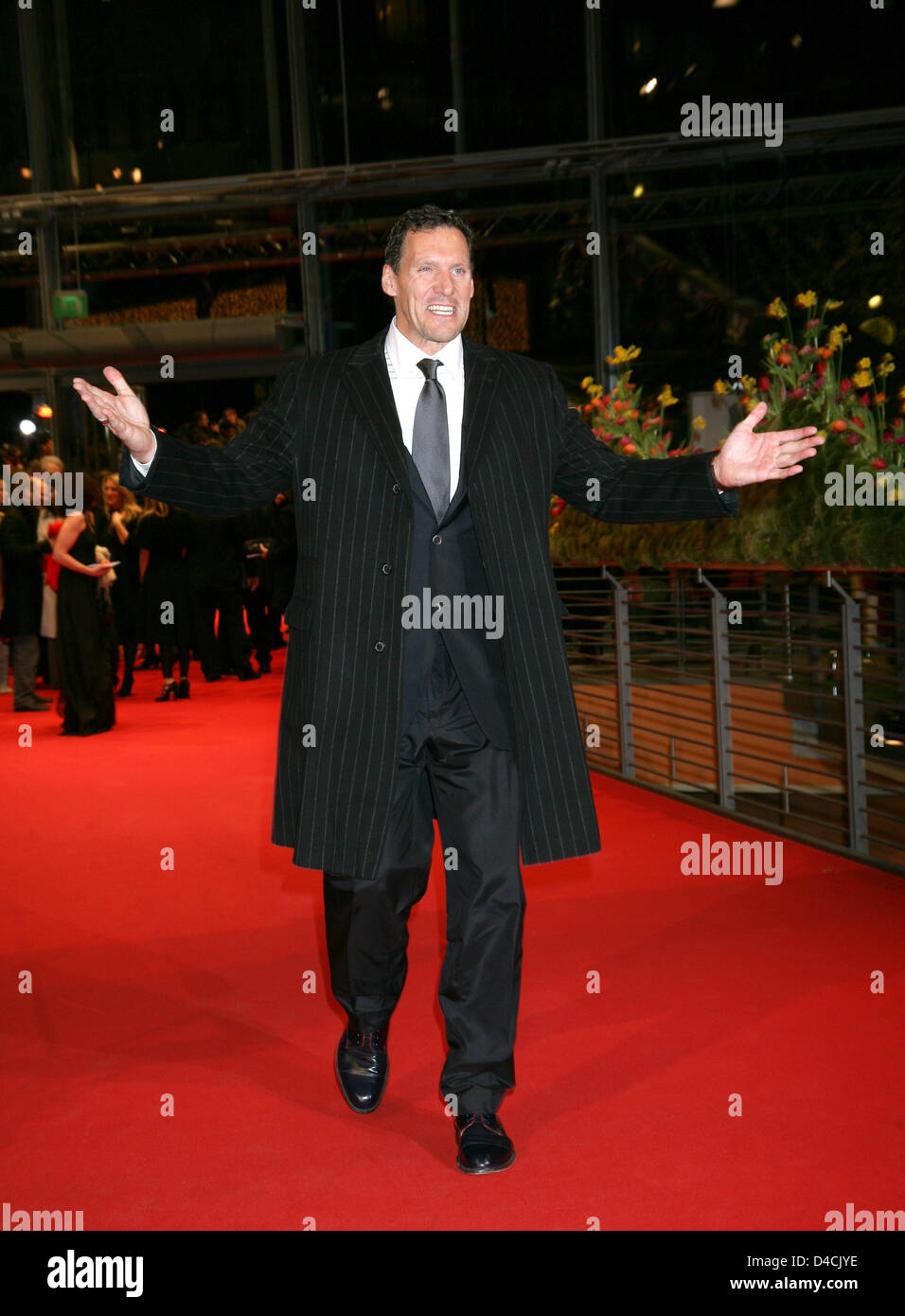 German actor Ralf Moeller arrives on the red carpet at the 58th Berlin ...