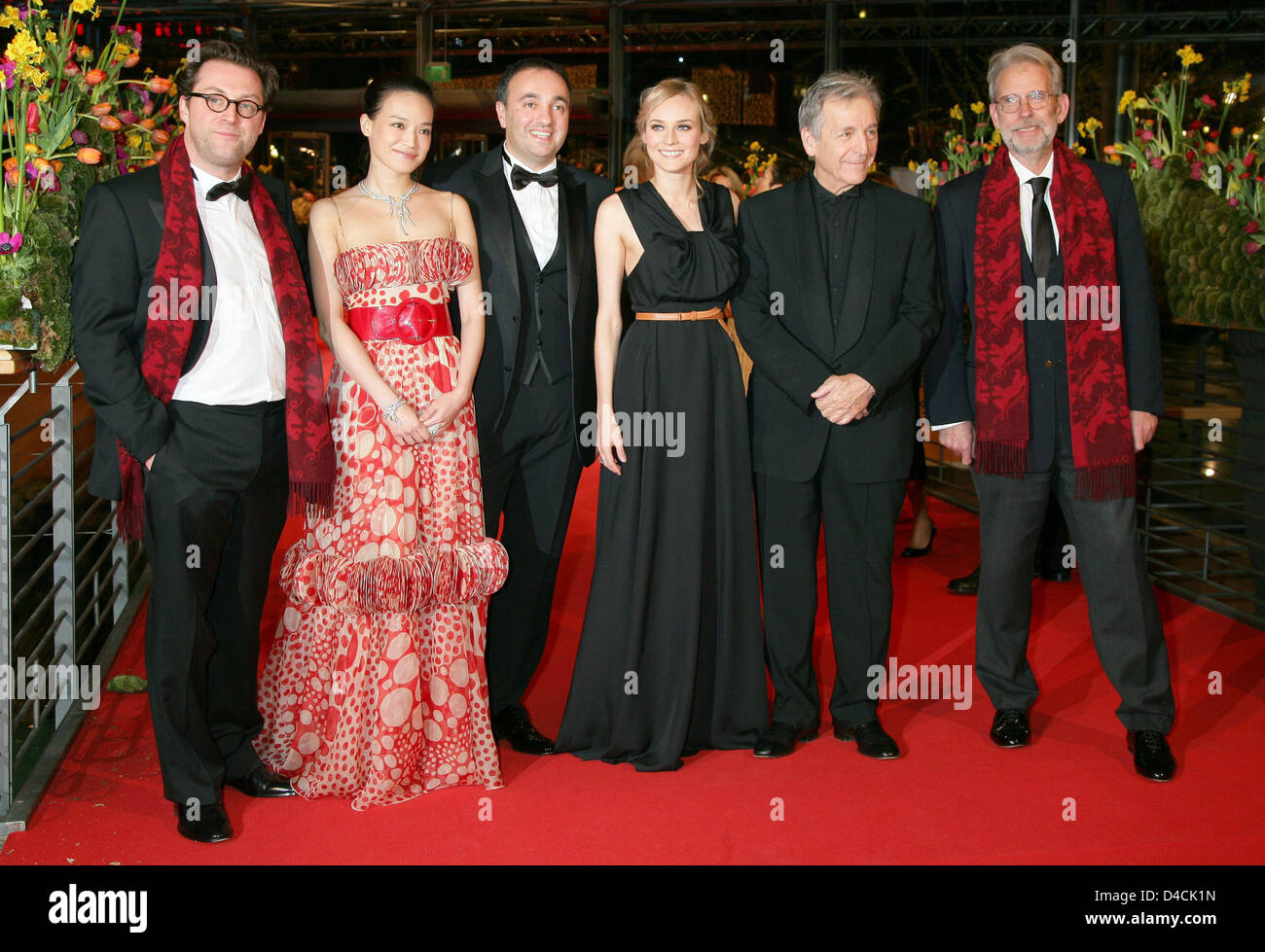 Members of the Berlinale-Jury (L-R), setting designer Uli Hanisch ...