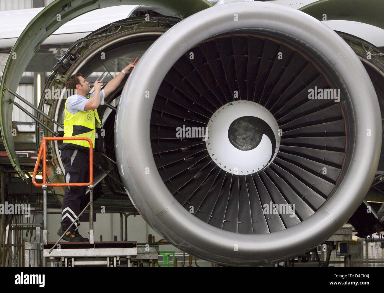 Engineers Conduct A Visual Inspection Of The Fuselage Exterior Of A Engineers Conduct A Visual Inspection Of The Fuselage Exterior Of A