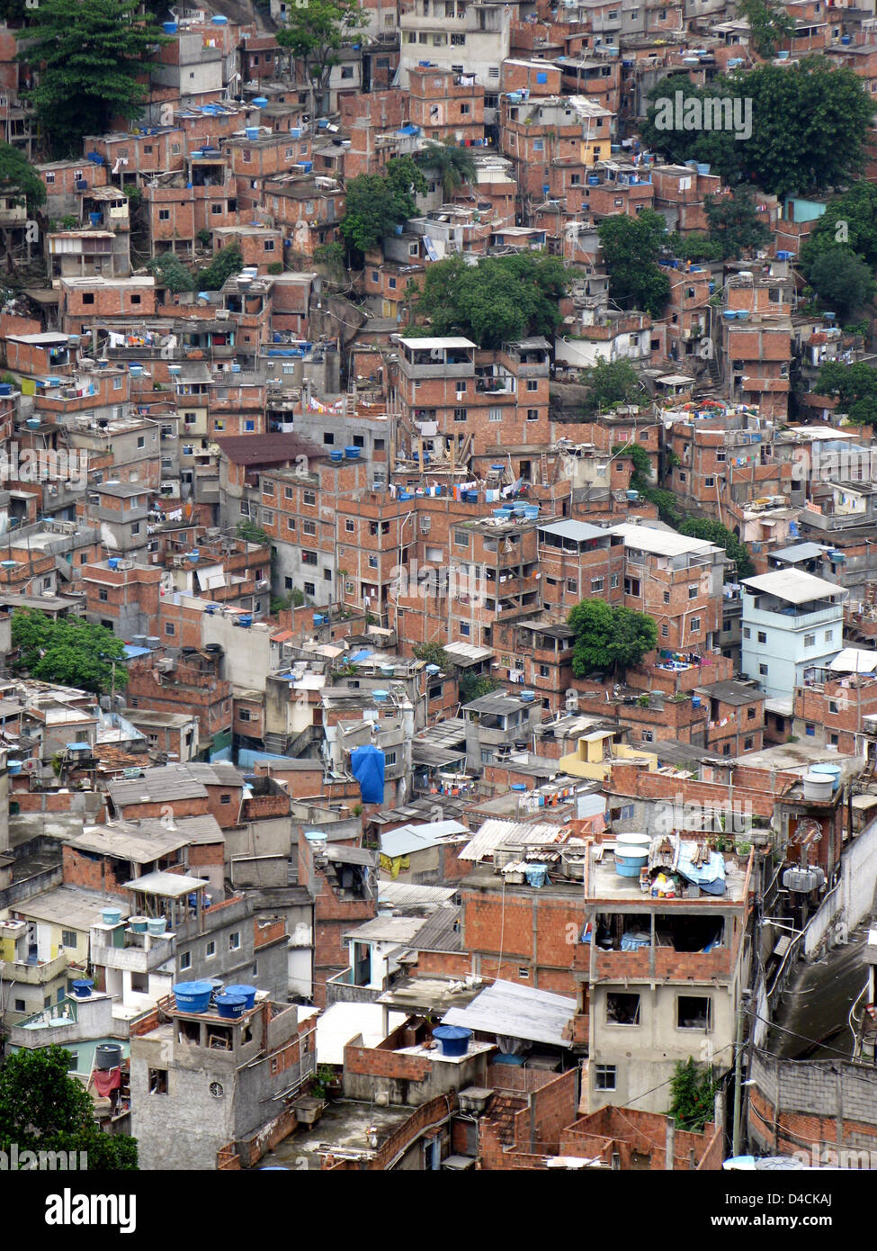 Favela Rocinha, Latin America's largest shanty town with 250,000 ...