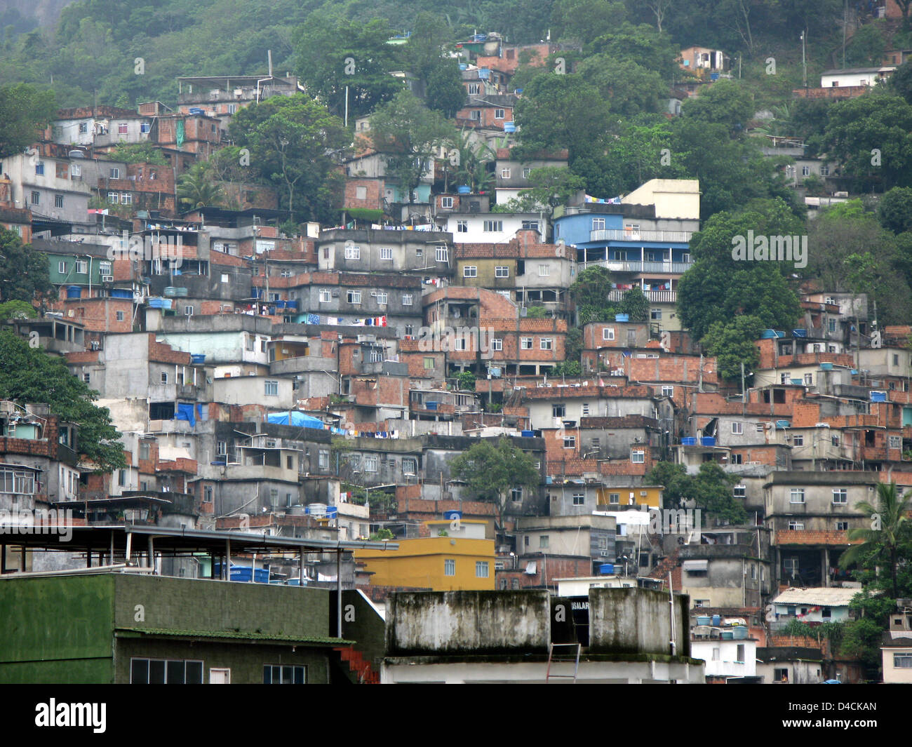 Favela Rocinha, Latin America's largest shanty town with 250,000 ...