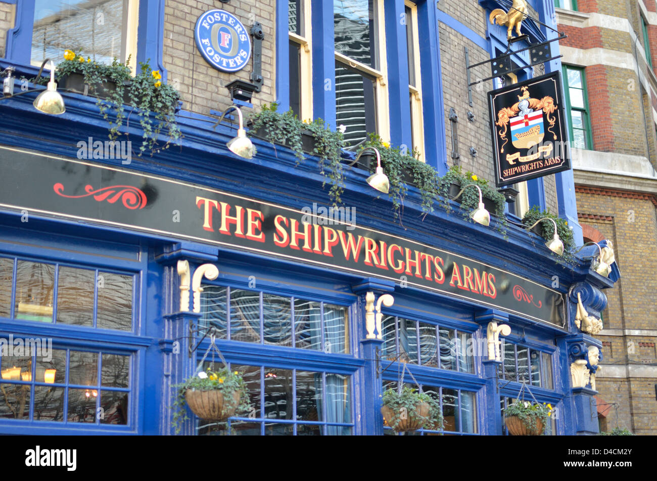 The Shipwrights Arms pub in Tooley Street, London Bridge, London, UK ...