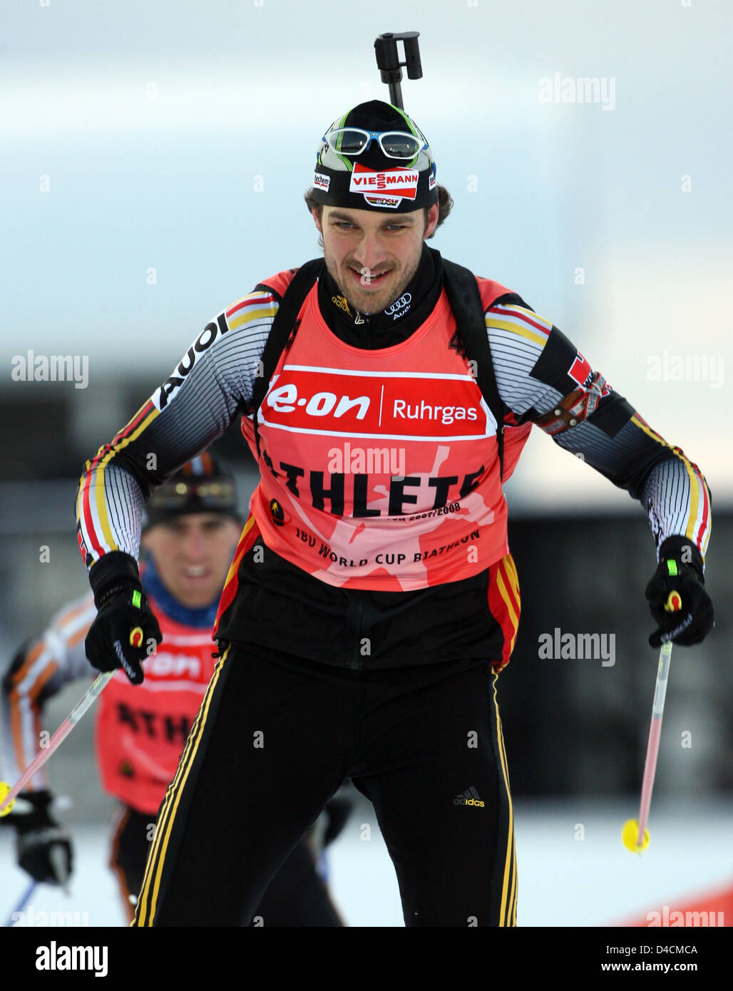 Alexander Wolf of Germany training for the 50th Biathlon Woprld ...