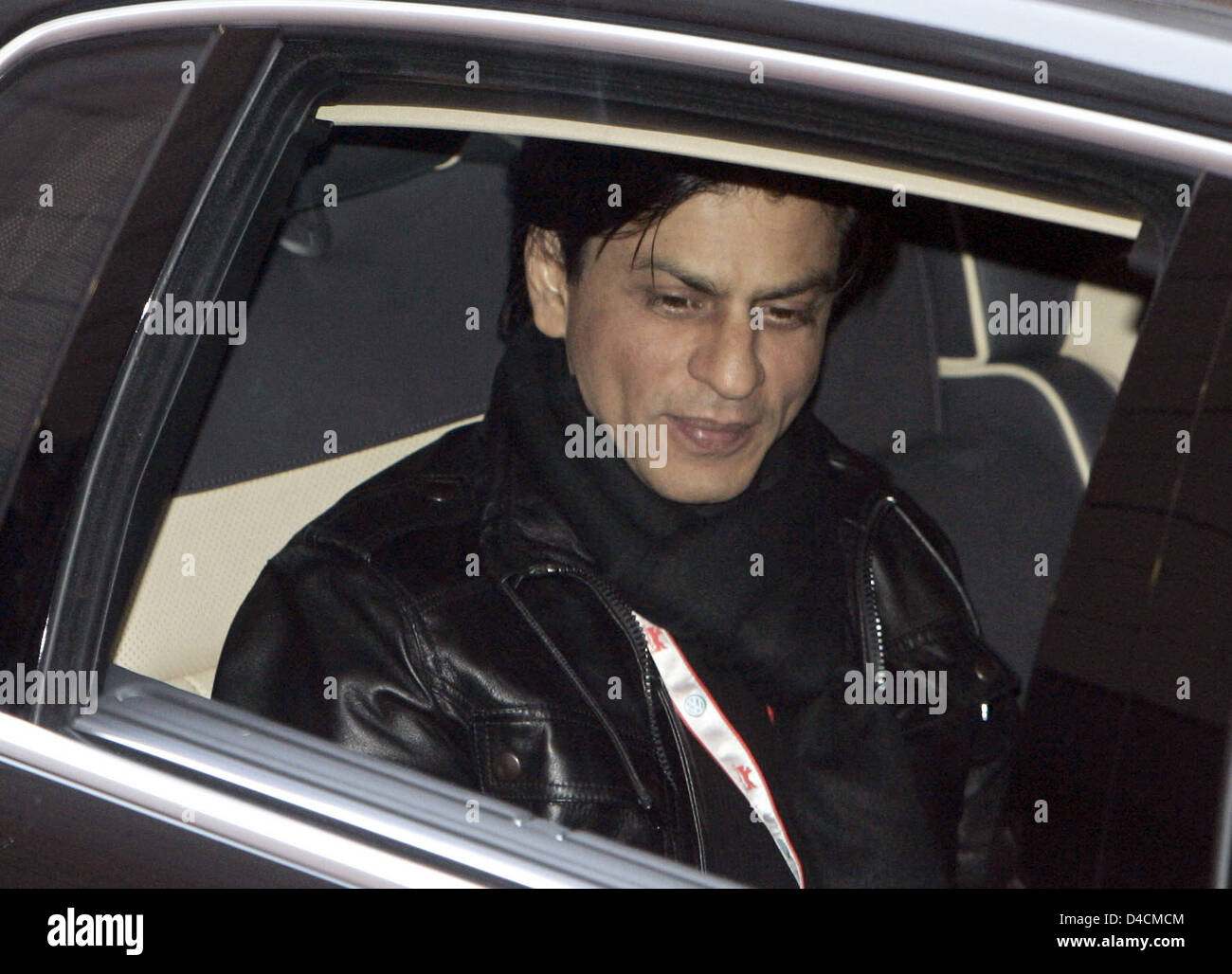 Indian actor Shah Rukh Khan arrives for a photo call on his film 'Om ...