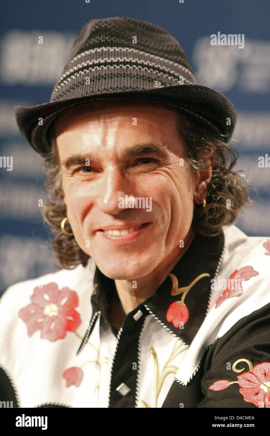 British actor Daniel Day-Lewis during a press conference on his film ...