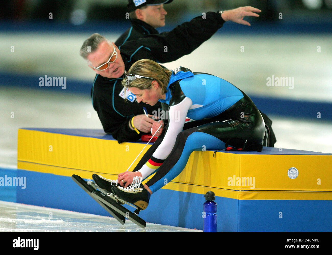 Claudia pechstein germany after skating hi-res stock photography and ...