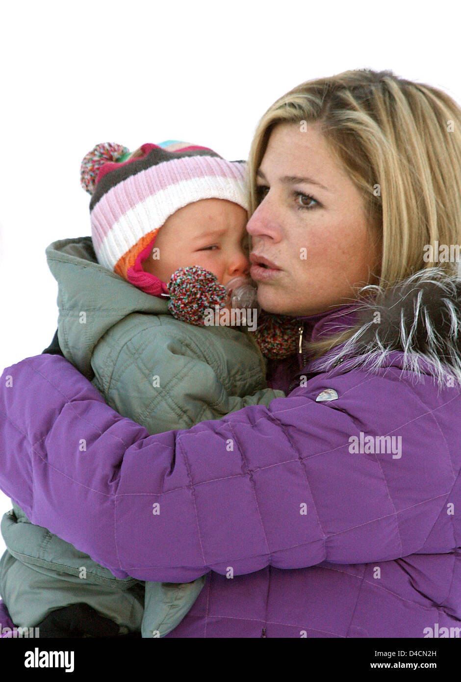 Princess Maxima of the Netherlands and her youngest daughter Princess ...