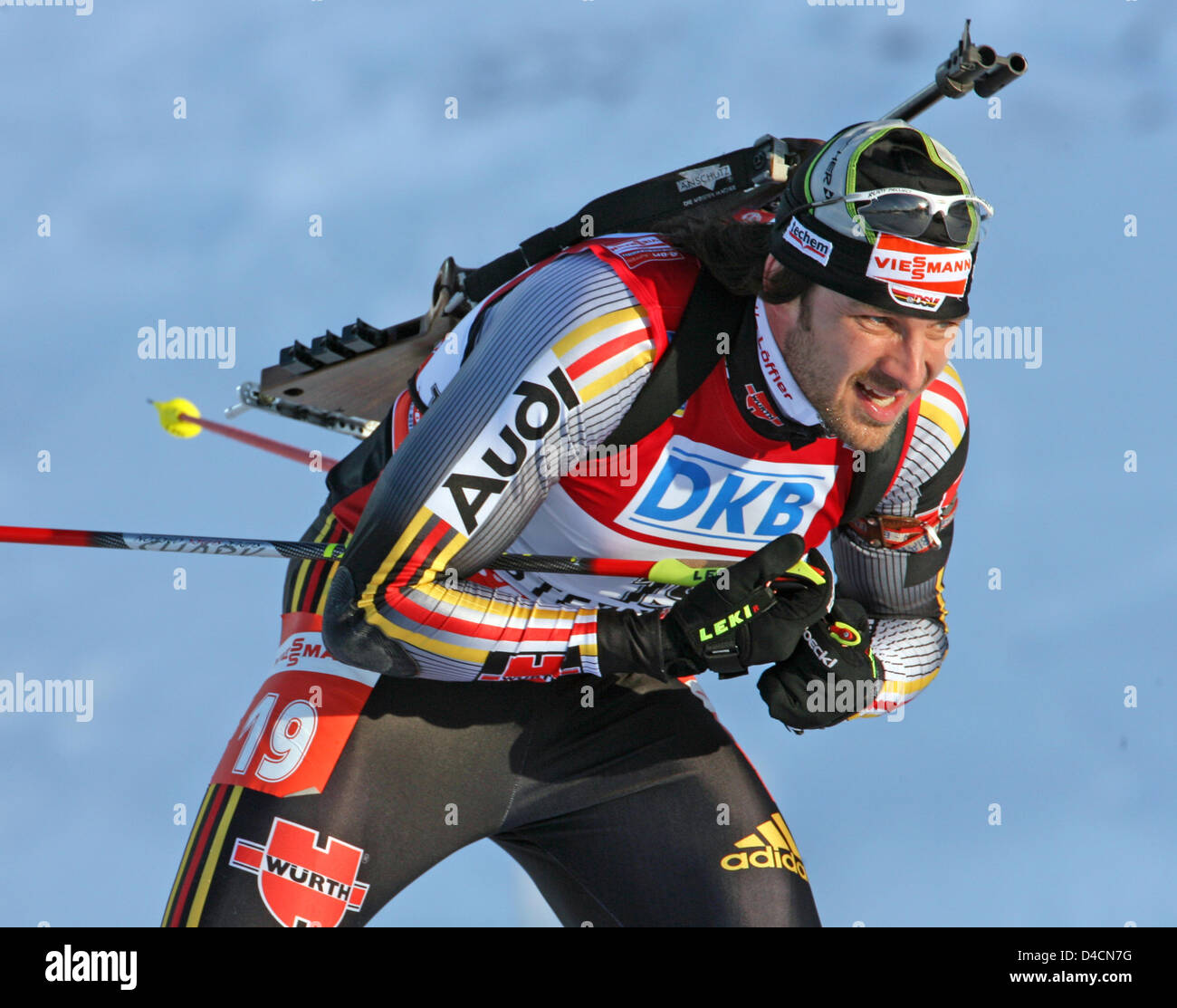 Alexander Wolf of Germany on his way to finishing third the 12.5km ...