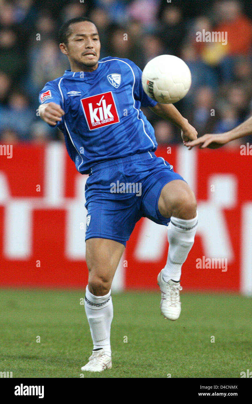 Bochum's Japanese Shinji Ono shown in action during the Bundesliga ...