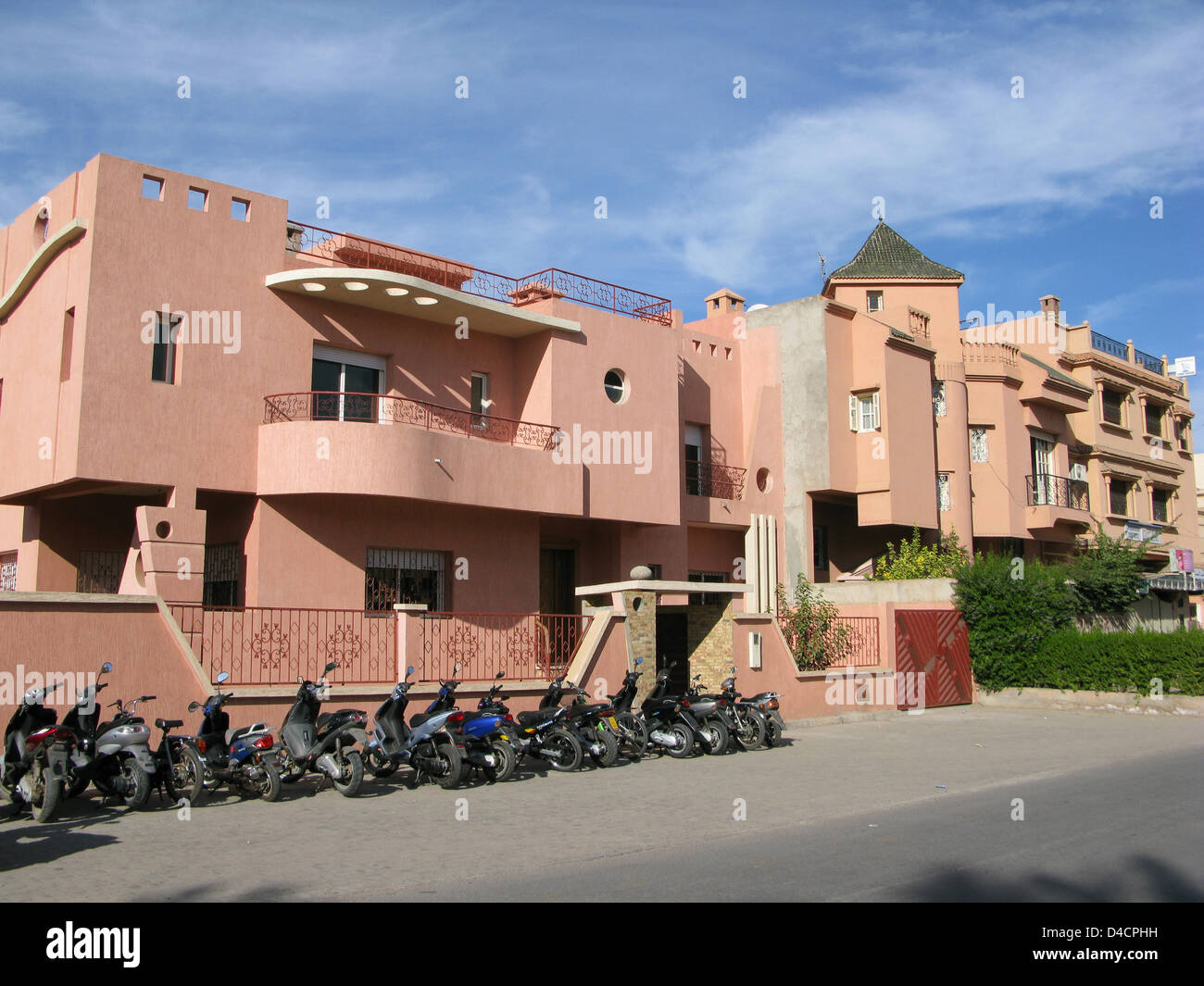 Beautiful houses in Marrakech, Morocco, 12 December 2007. Photo: Lars ...