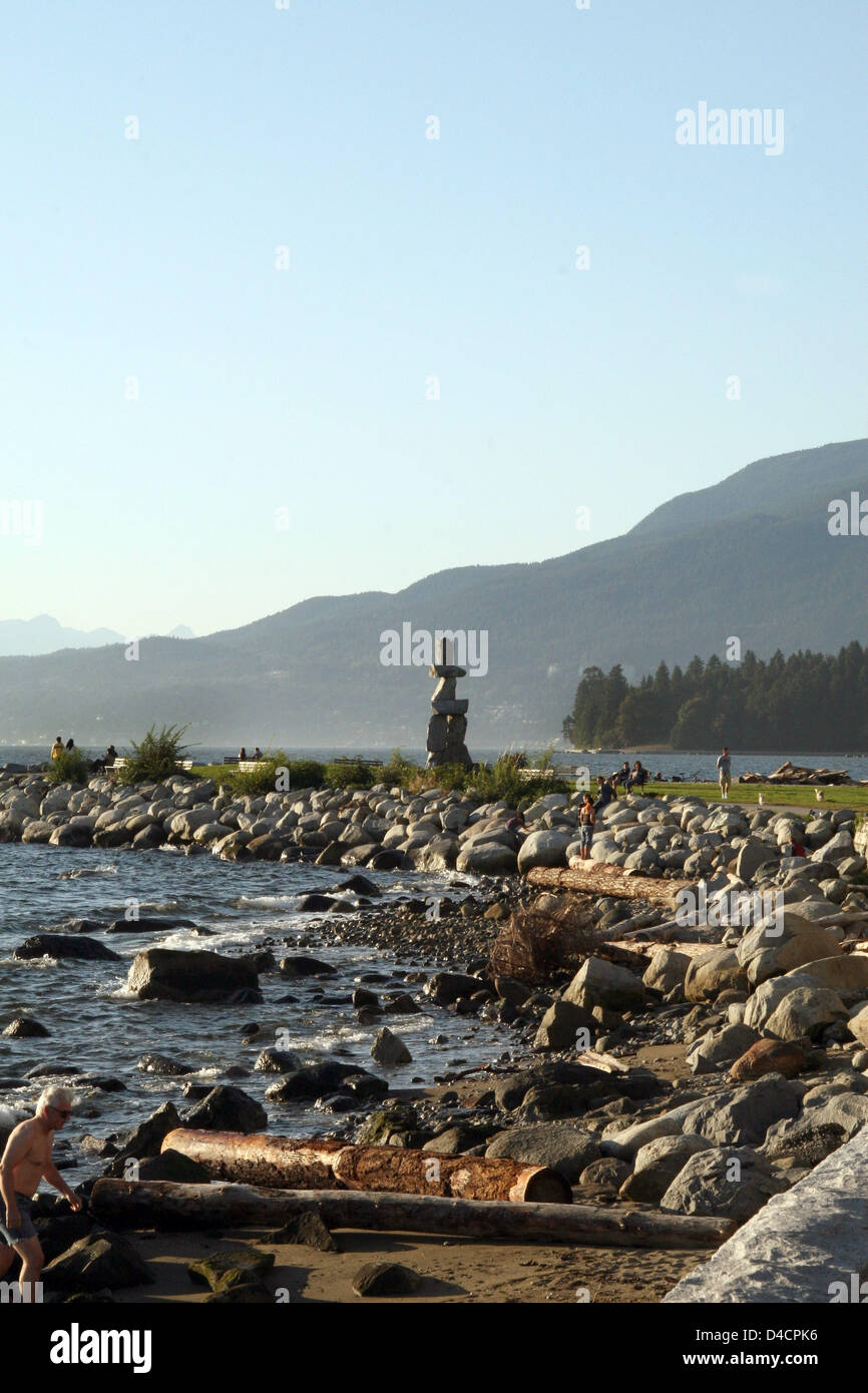 Inuit Stone Man Inukshuk Stone High Resolution Stock Photography and ...