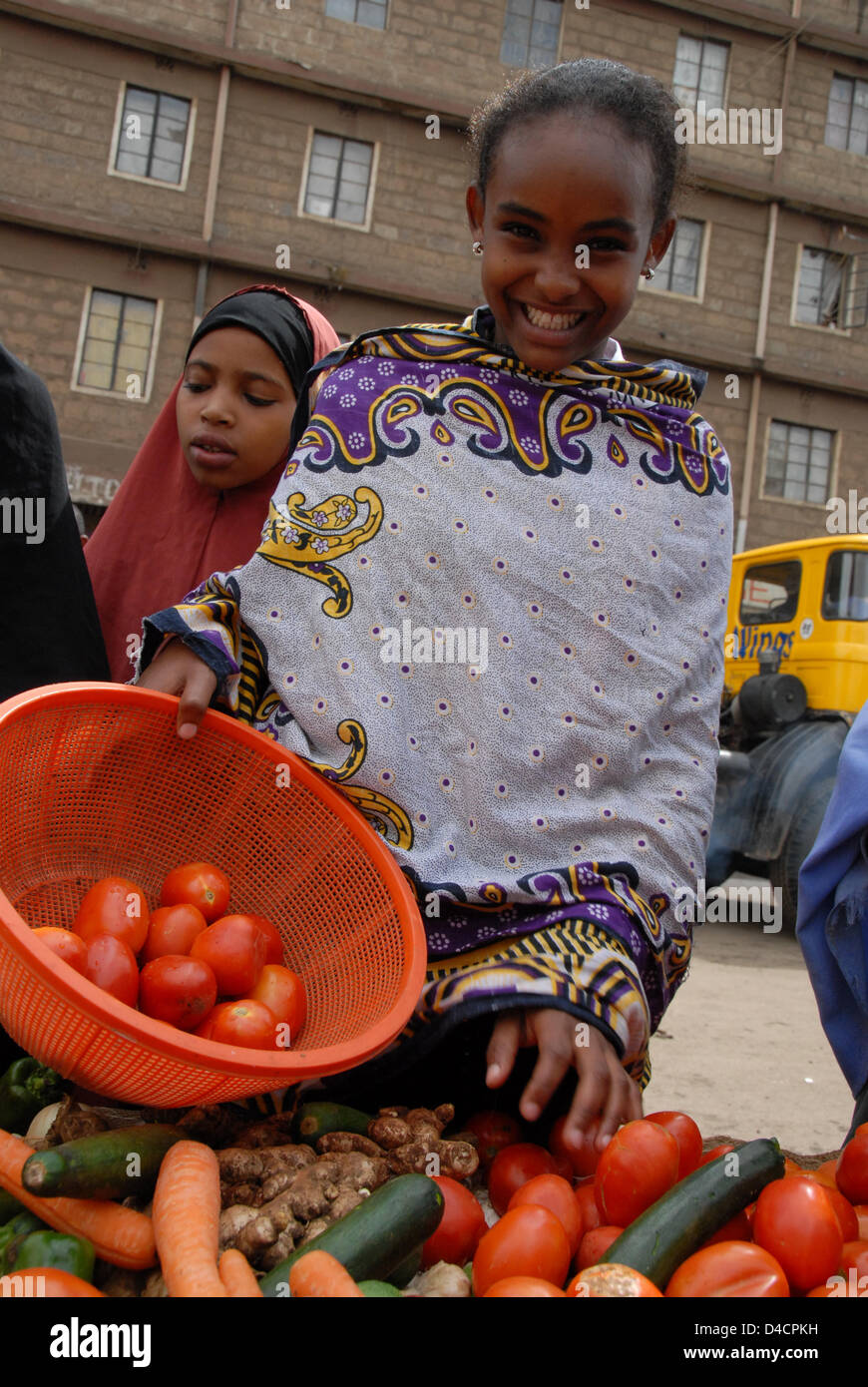 Girls from the Mama Fatuma's Childrens Home, some of them Somali ...