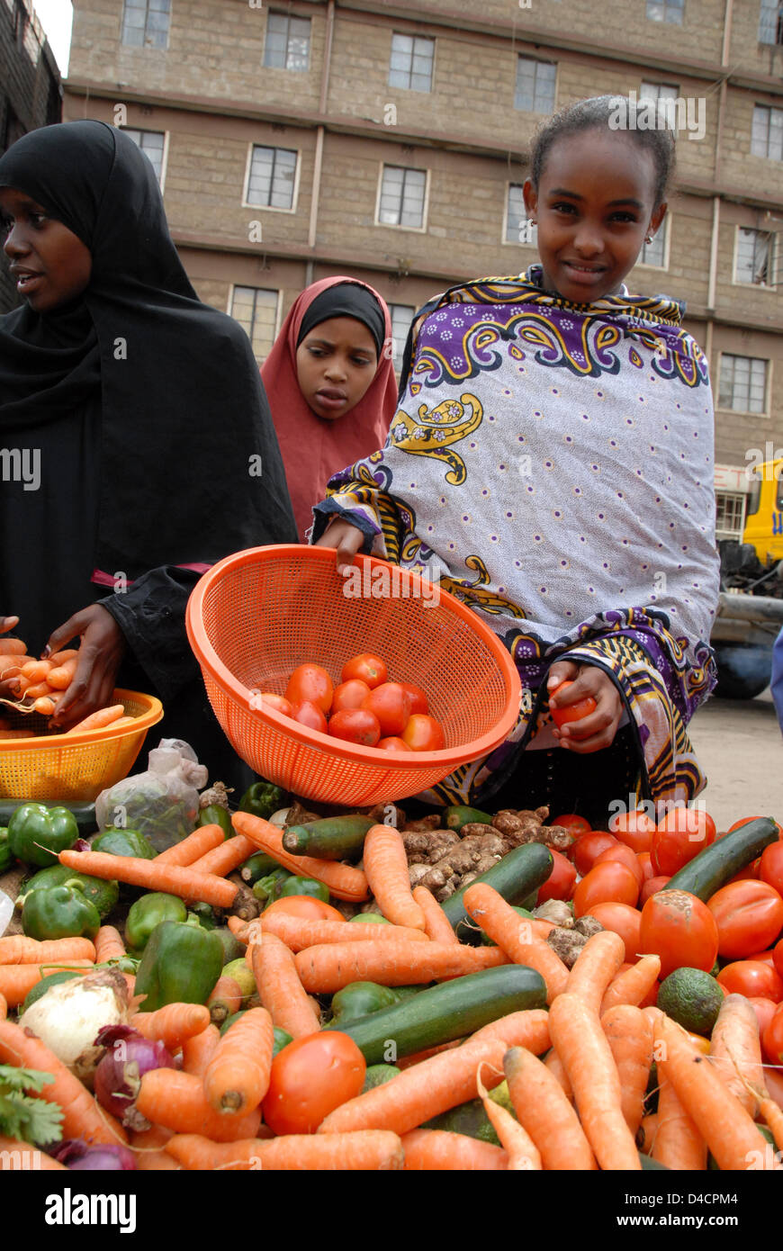 Girls from the Mama Fatuma's Childrens Home, some of them Somali ...