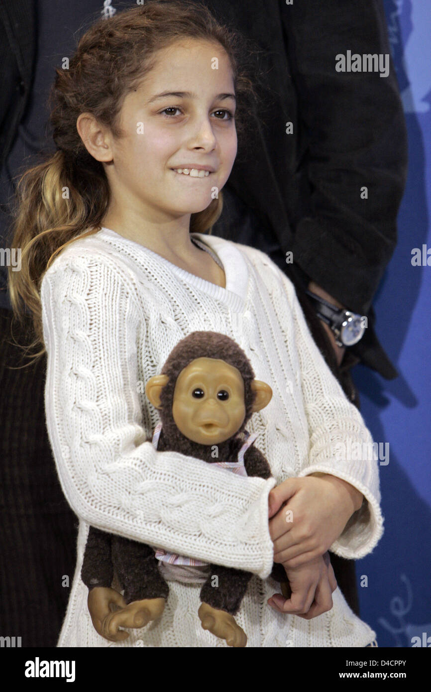 Italian young actress Blu Yoshimi is accompanied by her stuffed toy ...