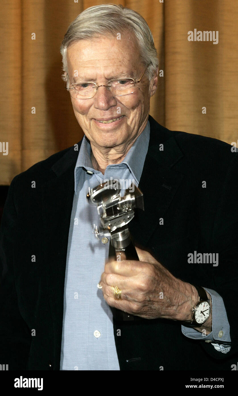 Austrian actor Karlheinz Boehm is happy about his Berlinale Camera at ...
