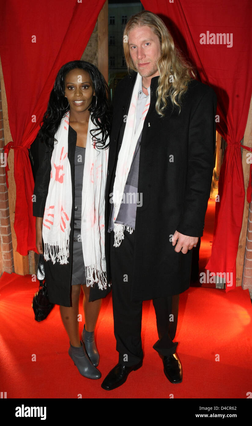Screenplay author and singer Senait Mehari (L) and her partner Boris ...