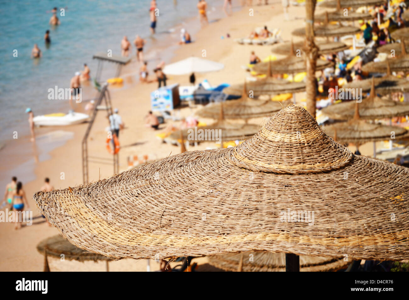 Sea beach during hot summer time Stock Photo - Alamy
