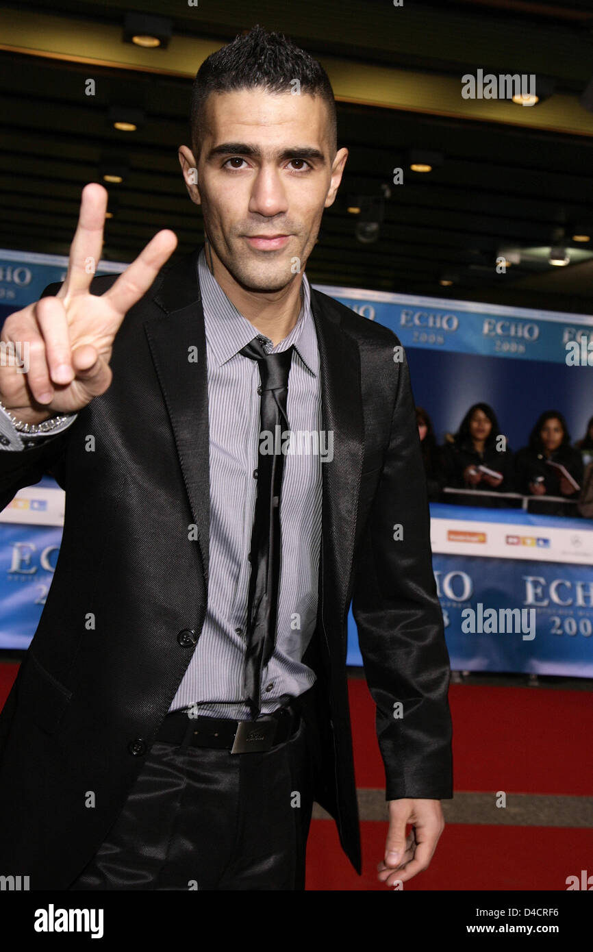 German rapper Bushido arrives for the award ceremony of the 17th Echo ...