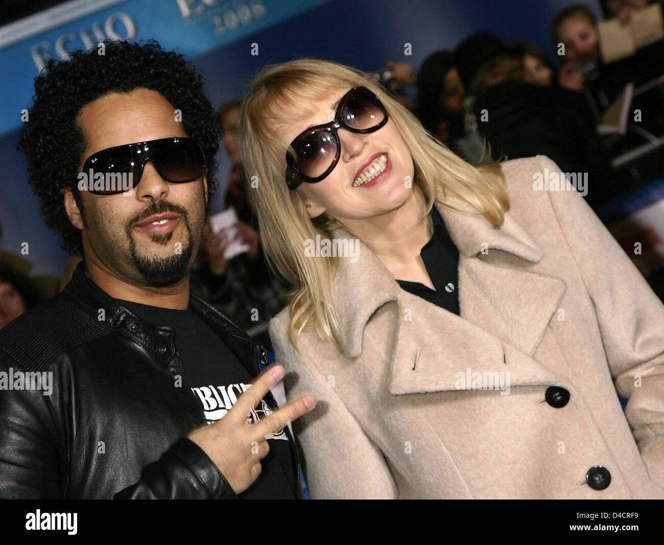 German musicians Annette Humpe (R) and Adel Tawil (L) forming pop duo ...