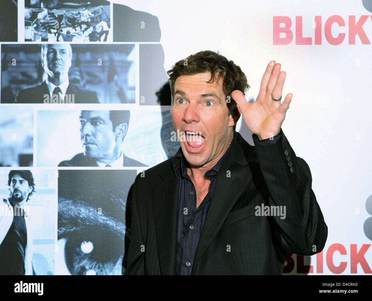 US actor Dennis Quaid poses during a photo call on his film 'Vantage ...