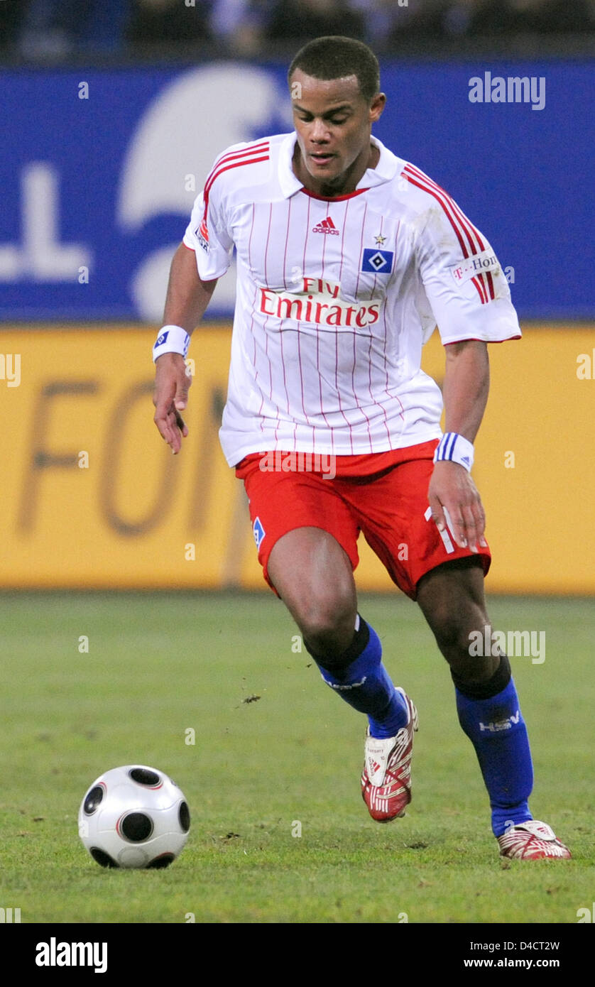 Hamburg's Belgian Vincent Kompany is pictured in action Dduring the ...