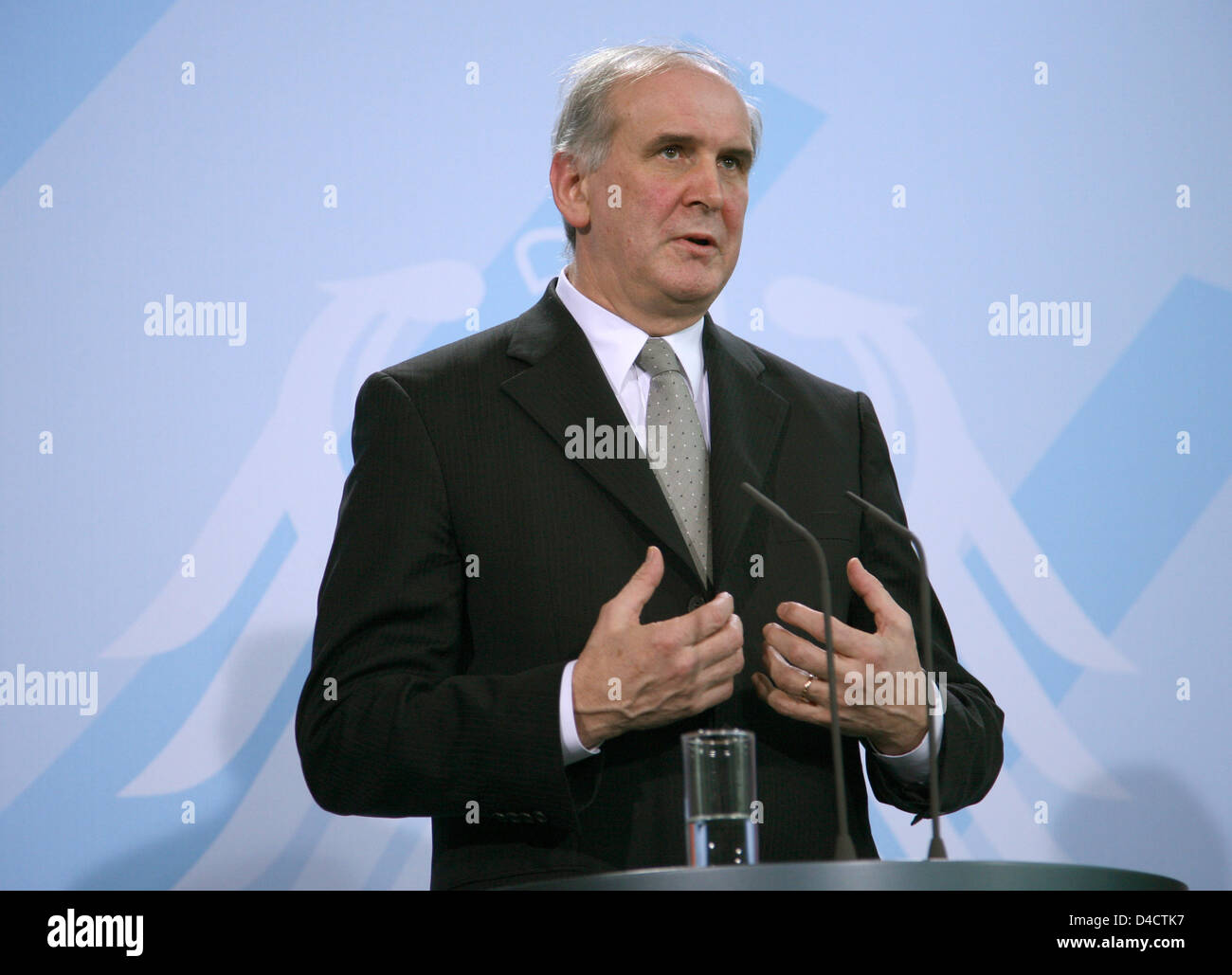 Prime Minister of Liechtenstein, Otmar Hasler, is pictured at a press ...