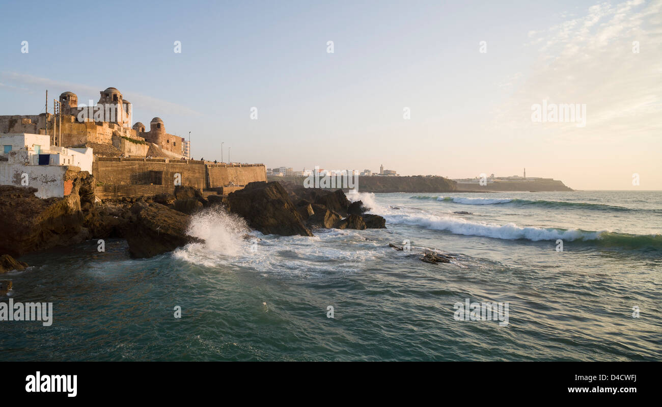 Larache, Morocco, Laqbibat Castle by the sea Stock Photo - Alamy