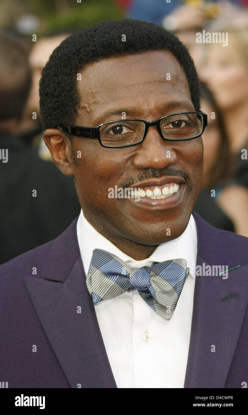 Actor Wesley Snipes arrives on the red carpet of the 80th Academy ...