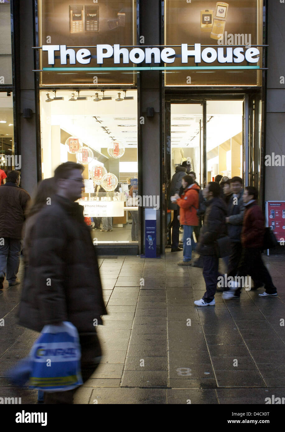 A store of British telephone chain The Phone House pictured in ...