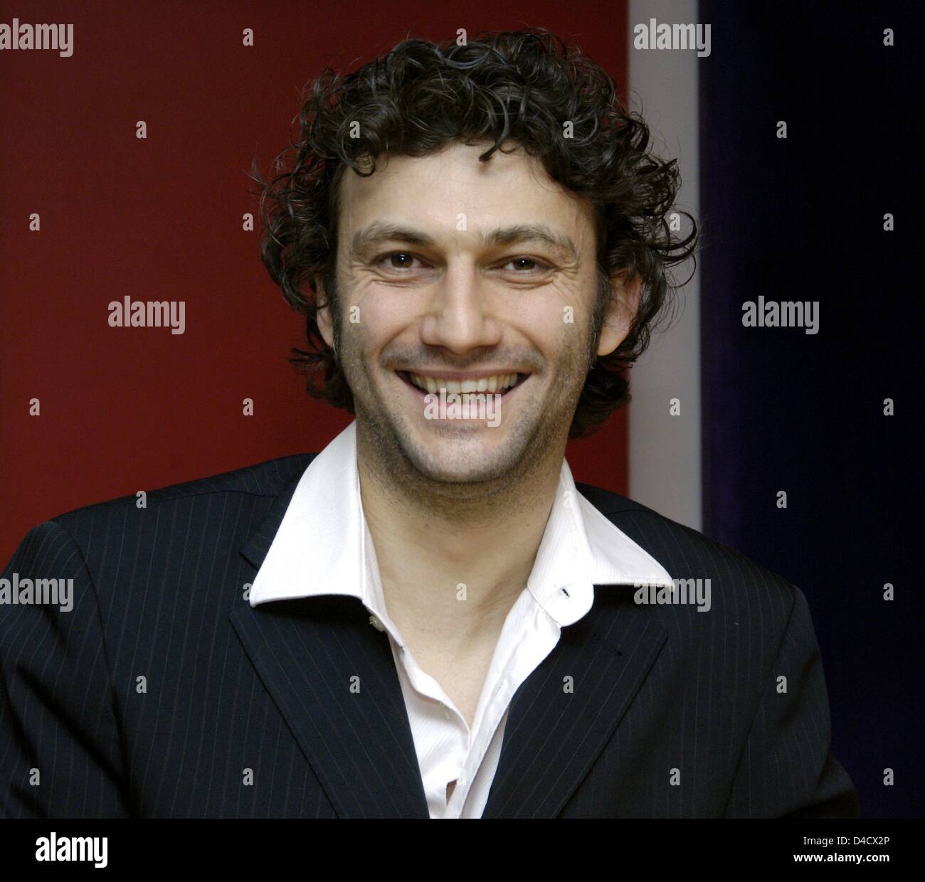 German tenor Jonas Kaufmann portrayed at the presentation of his new ...