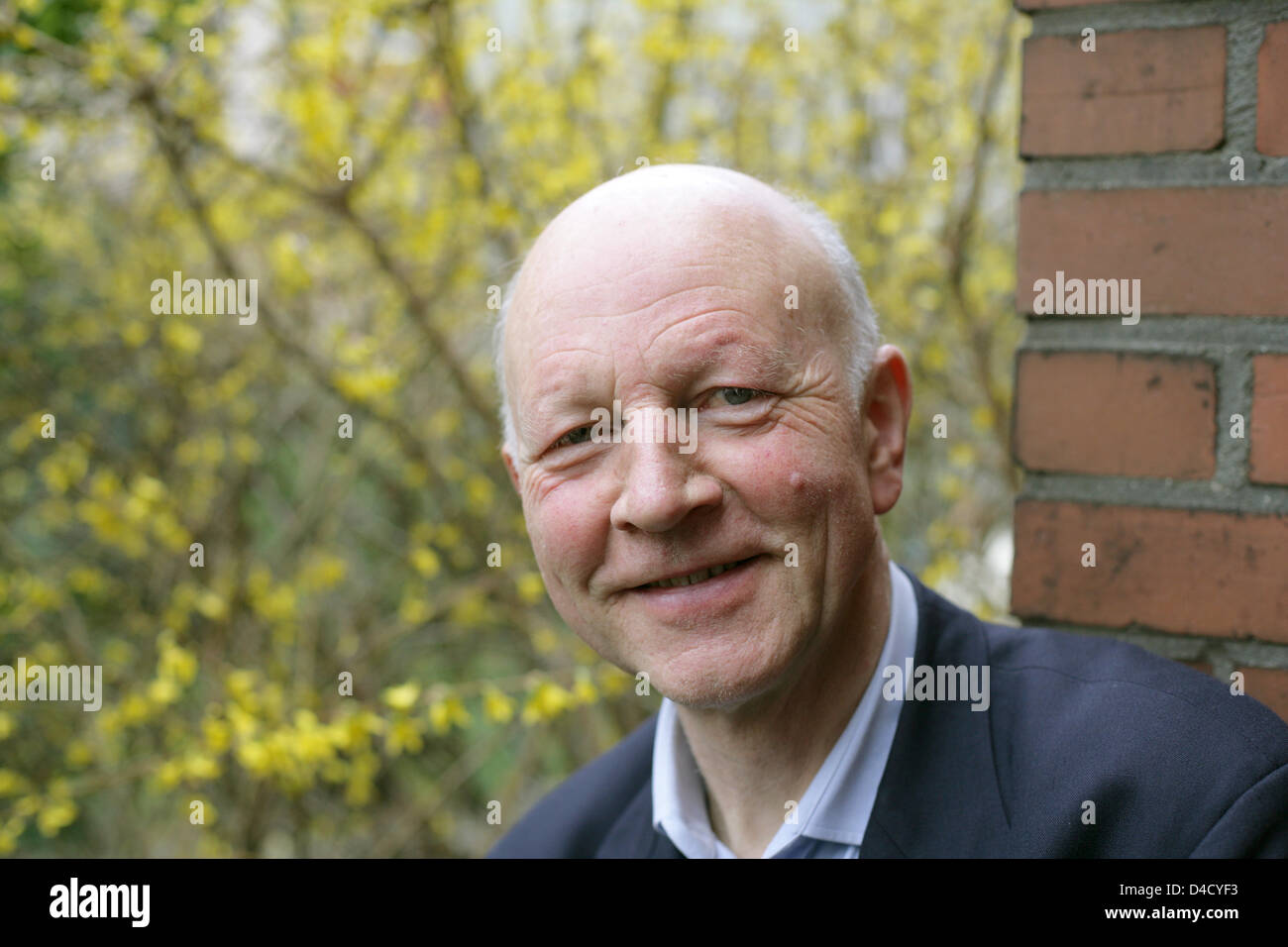 Dutch author Maarten 't Hart portrayed at a reading in the scope of ...