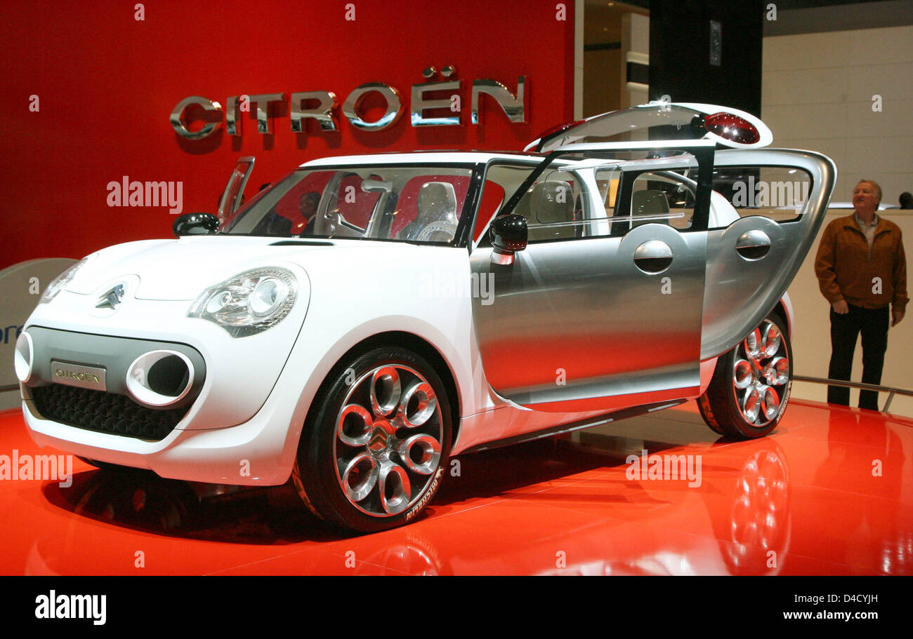 The Citroen concept car 'Cactus ' is pictured during the second press ...