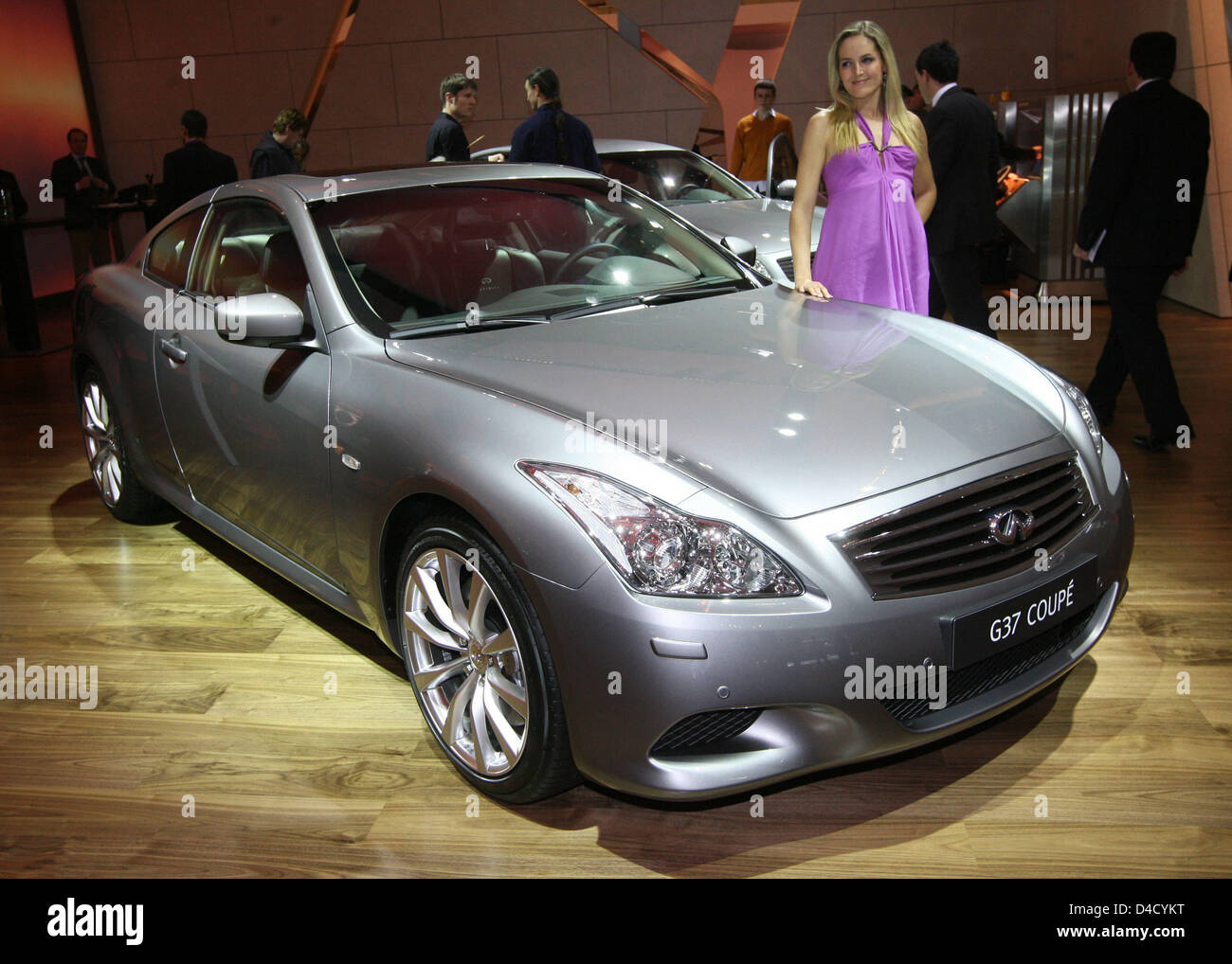 The new Infiniti G37 Coupe is pictured during the second press day at ...