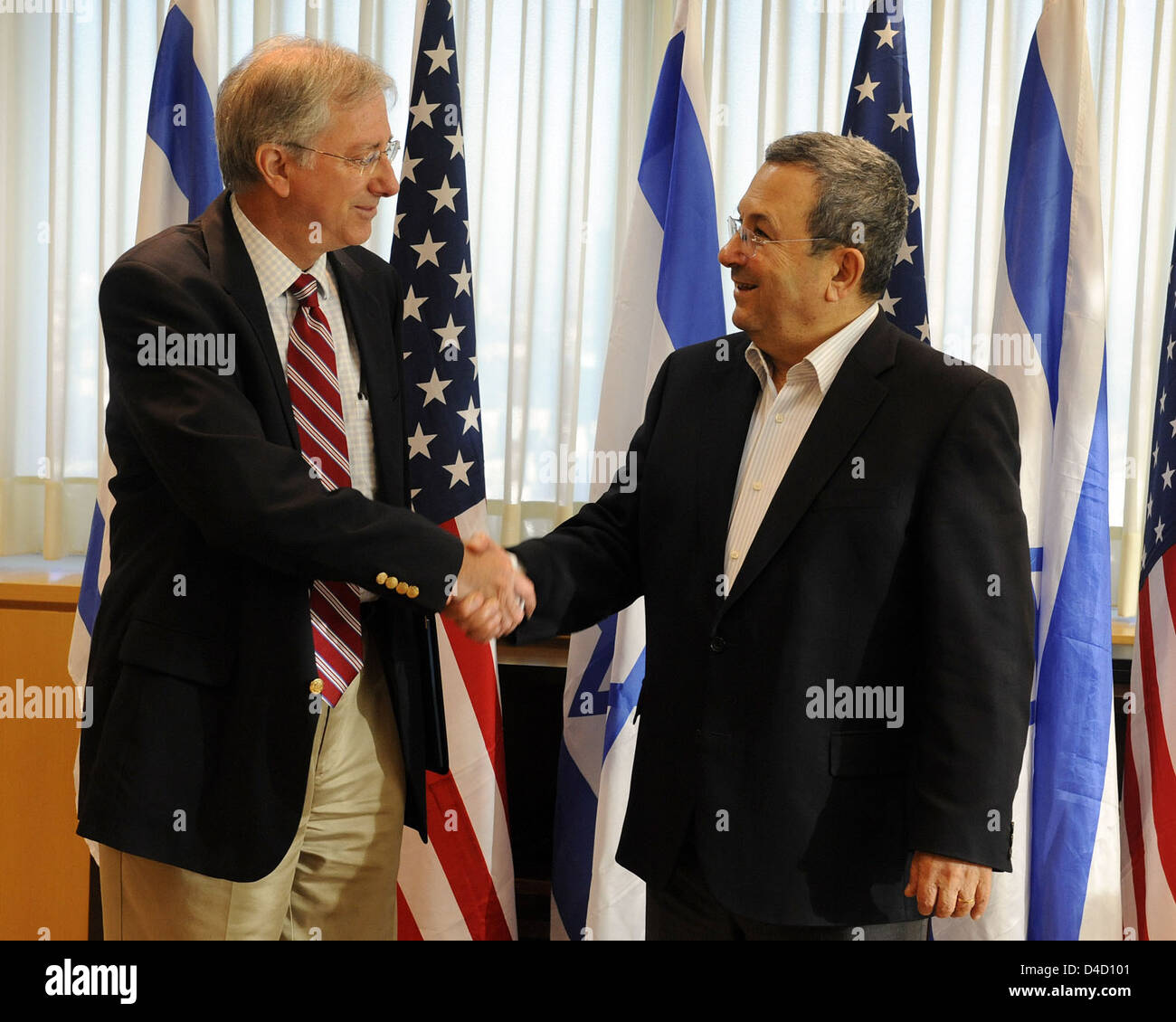 Special Assistant to the President Ross Shakes Hands With Israeli ...
