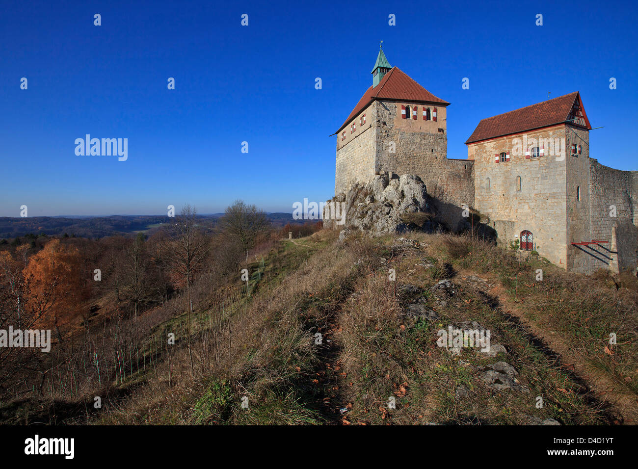 Castle Hohenstein, Fraenkische Schweiz, Franconia, Germany, Europe ...