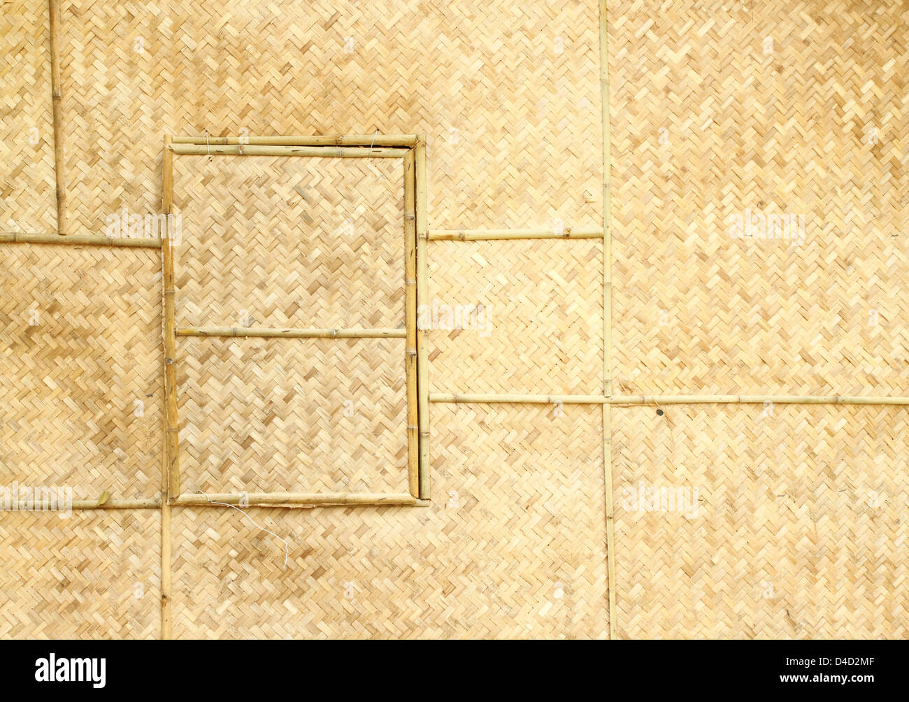 woven window panel and woven wall Stock Photo - Alamy