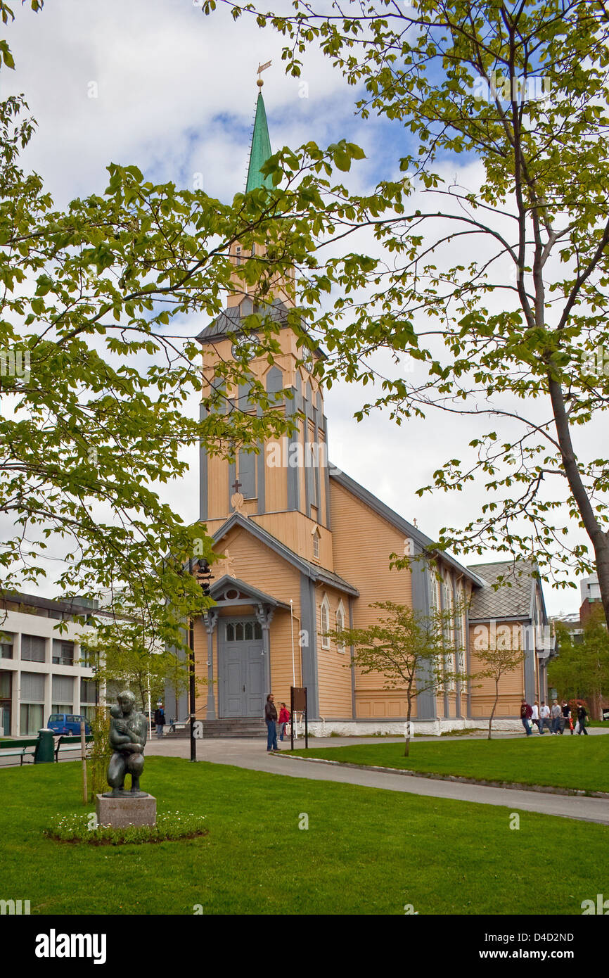 Tromso Cathedral is Norway's only wooden cathedral and is one of the ...