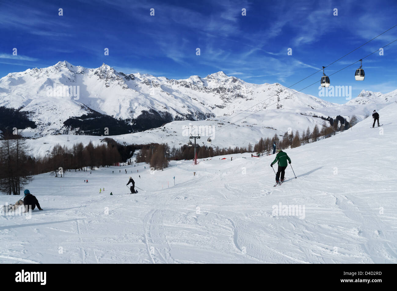 Ski resort snowboarder ride on hi-res stock photography and images - Alamy