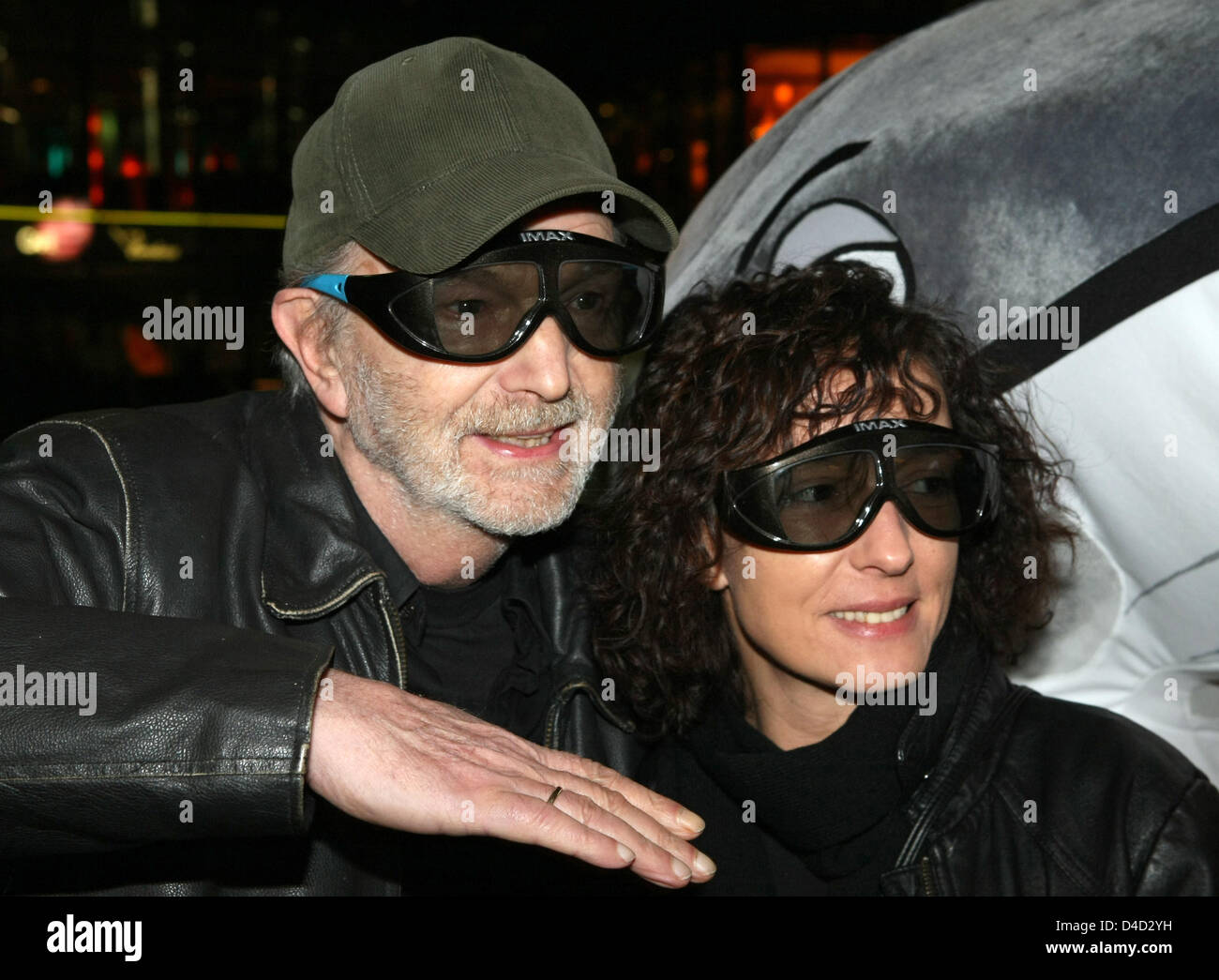 German actor Michael Gwisdek (L) and his partner Gabriele Lehmann (R ...