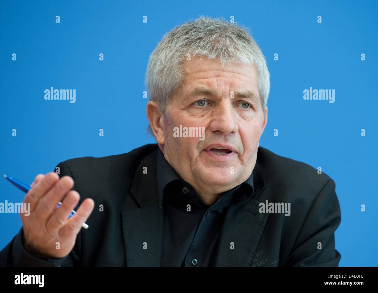 German Federal Commissioner for the Stasi Archives, Roland Jahn speaks ...