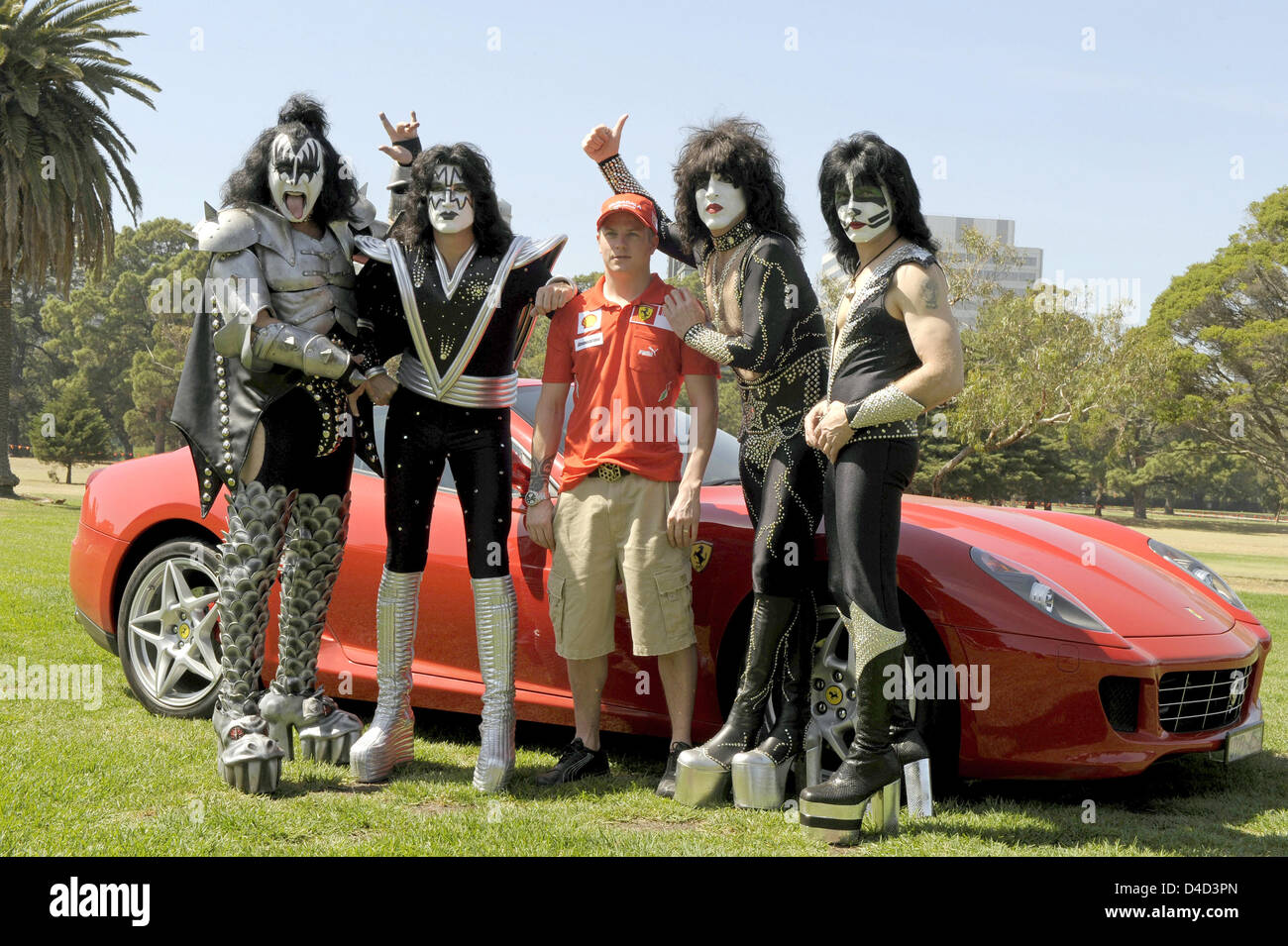 The Ferrari handout picture released by Ferrari shows Finnish Formula ...