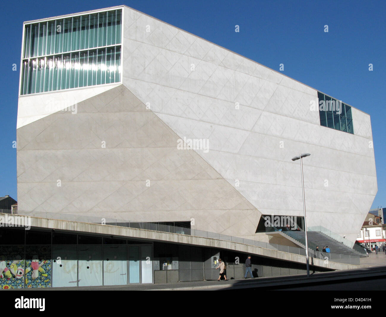 Exterior view on the thrilling architecture of the Music House (Casa da ...