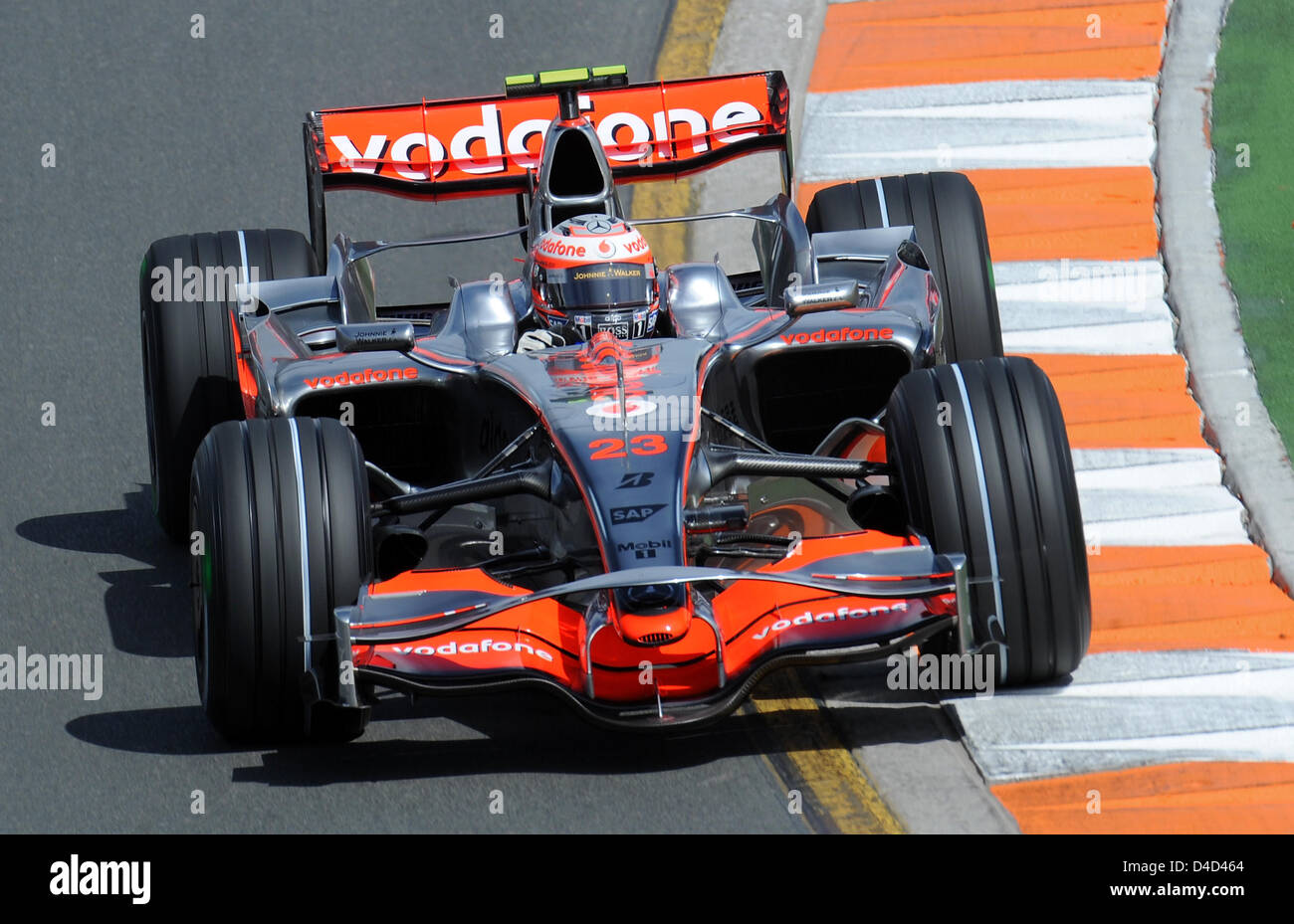 Mercedes f1 car over take hi-res stock photography and images - Alamy