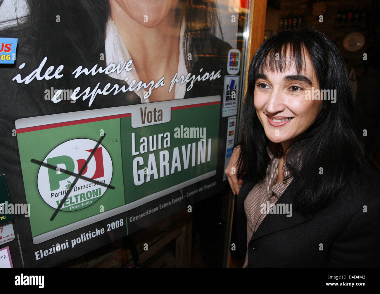 Laura Garavini is pictured during the opening event of her campaign to ...