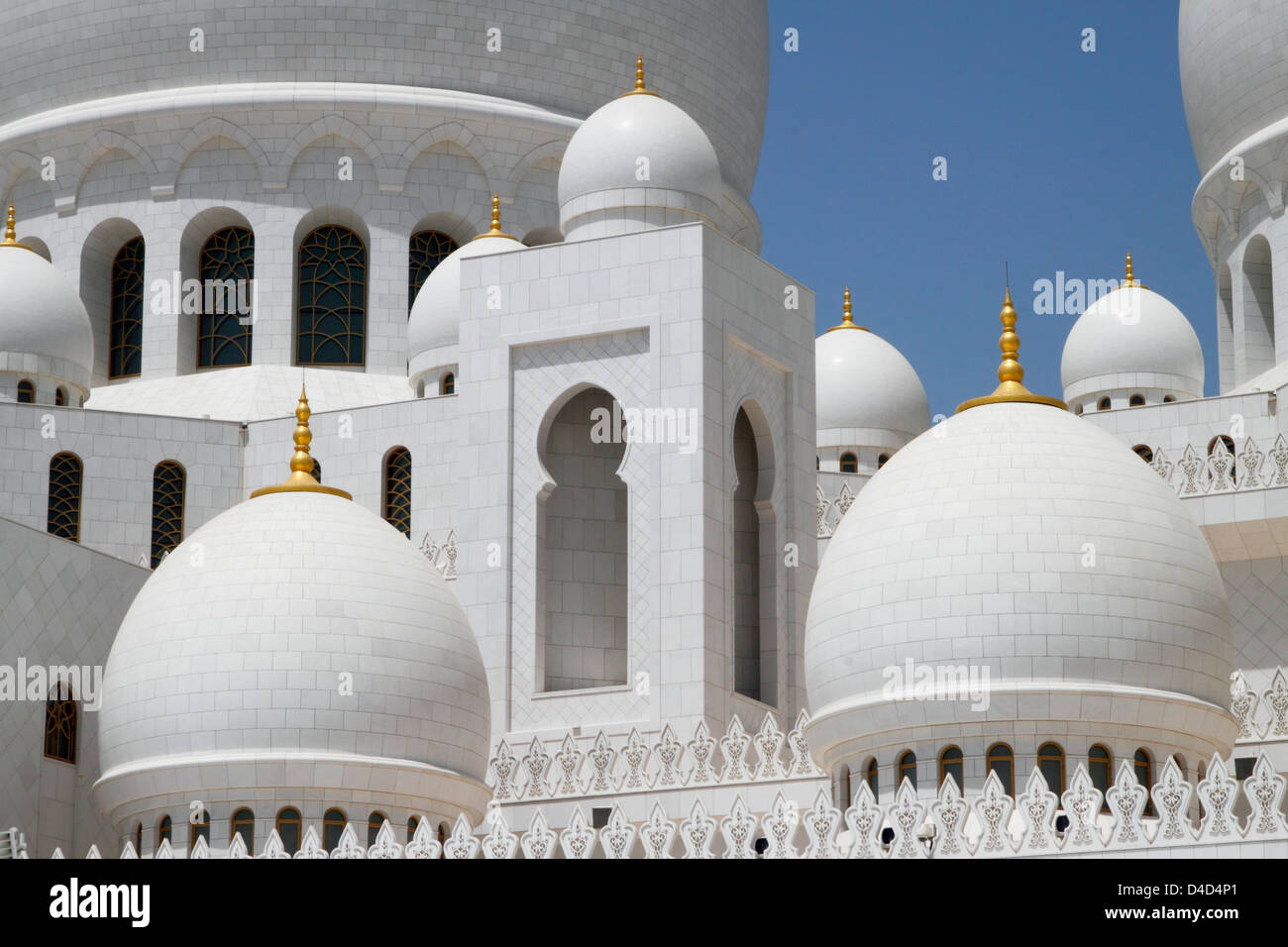 Mosque minaret white domes hi-res stock photography and images - Alamy